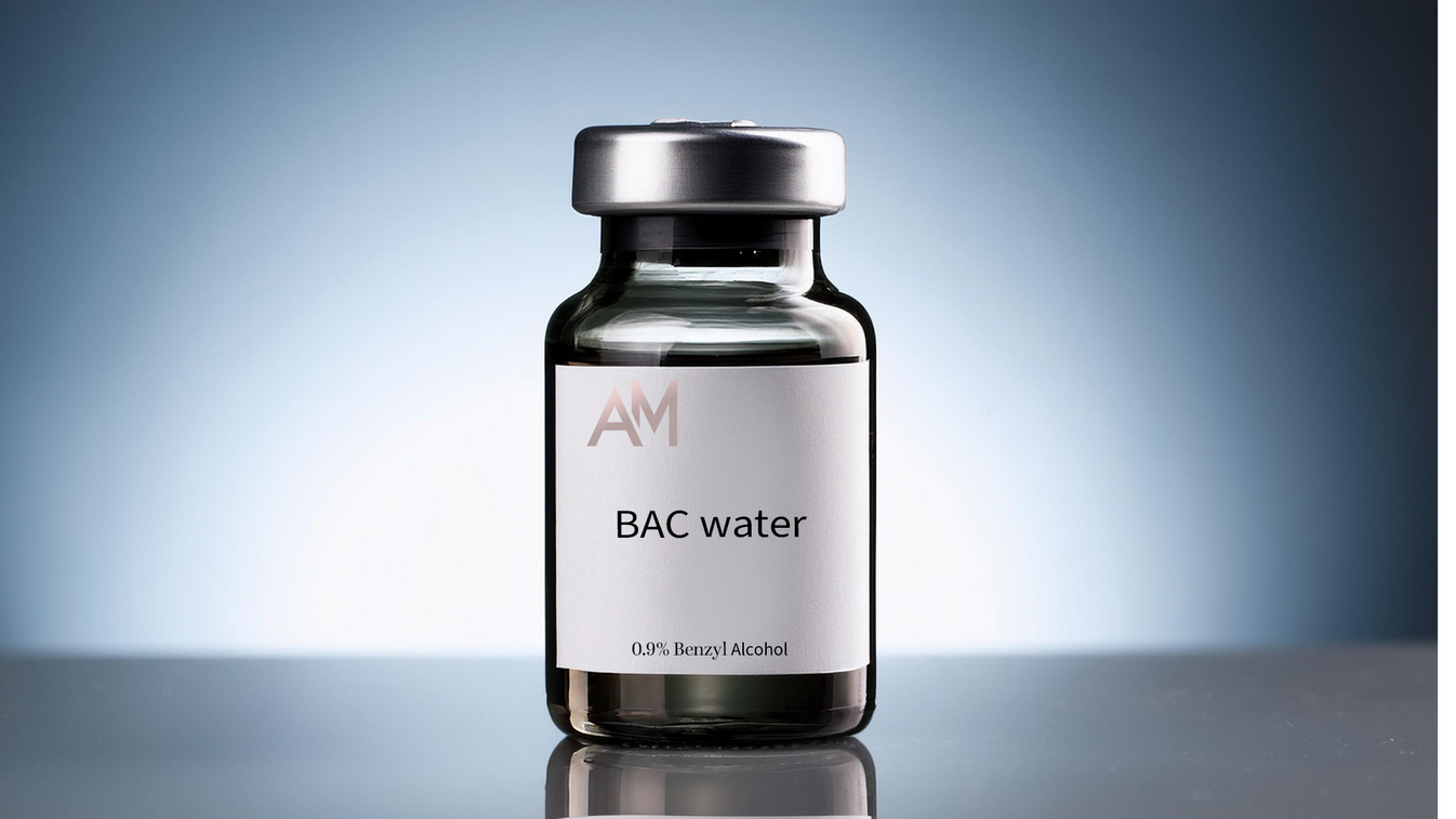 BAC water 5ml 0.09% Benzyl Alcohol – AM Research